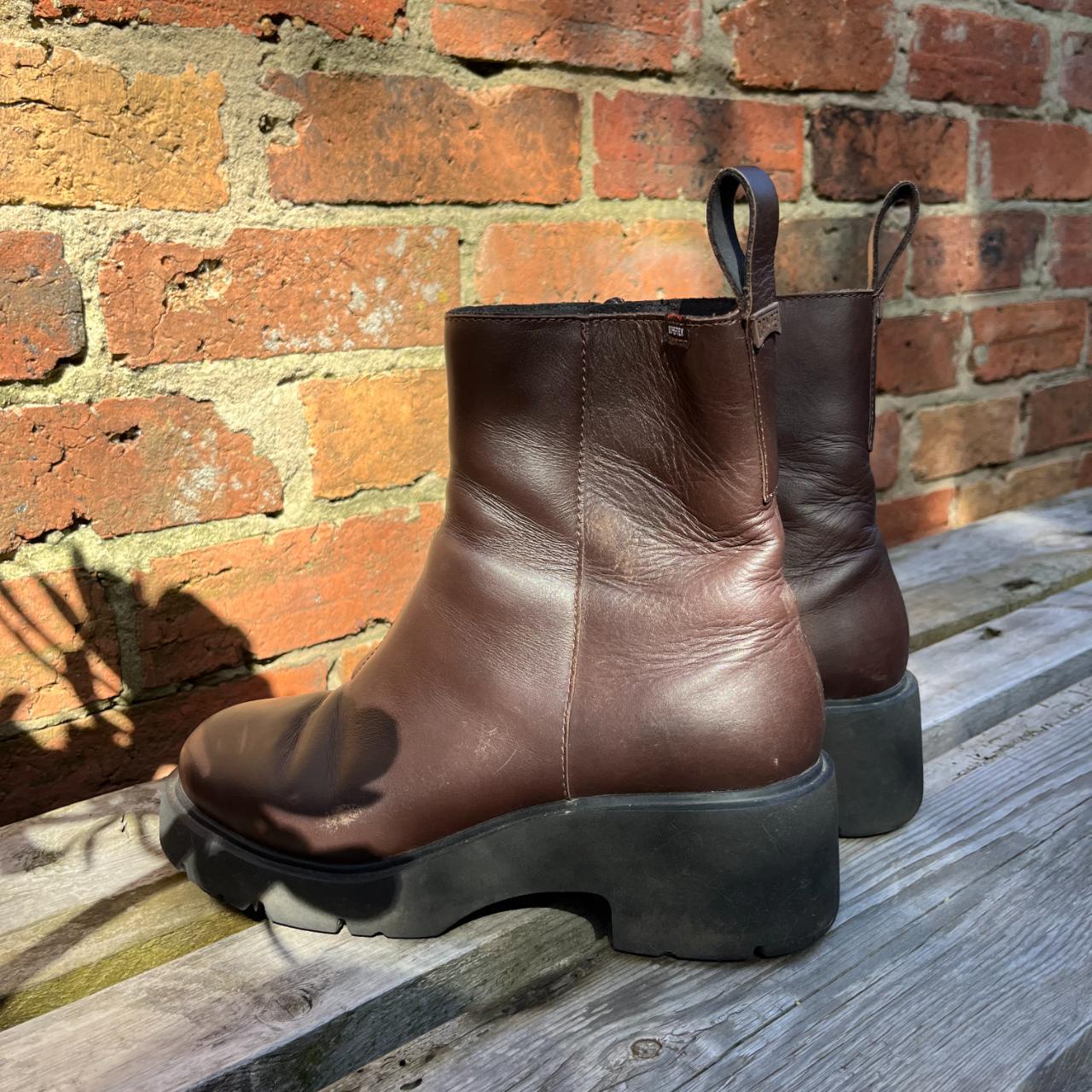 Camper Wonder Boot in Burgundy. Sz 39 Eu. Goretex... | Depop