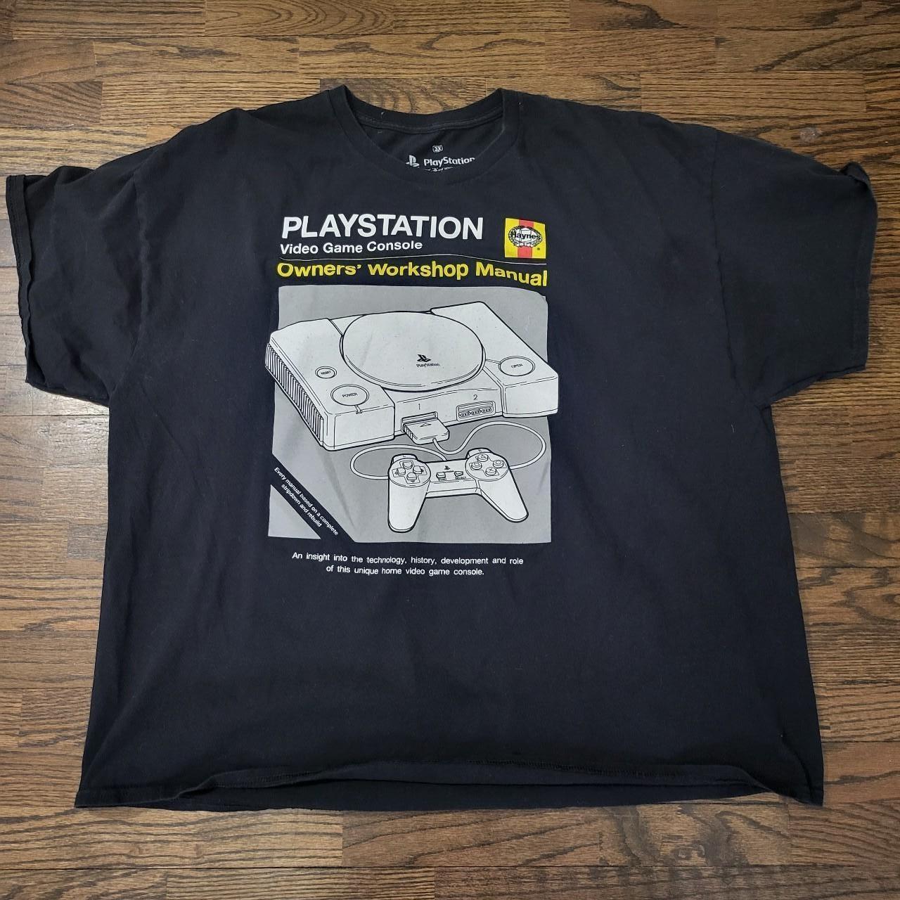 Playstation 1 manual t shirt. XXL 2XL - Depop