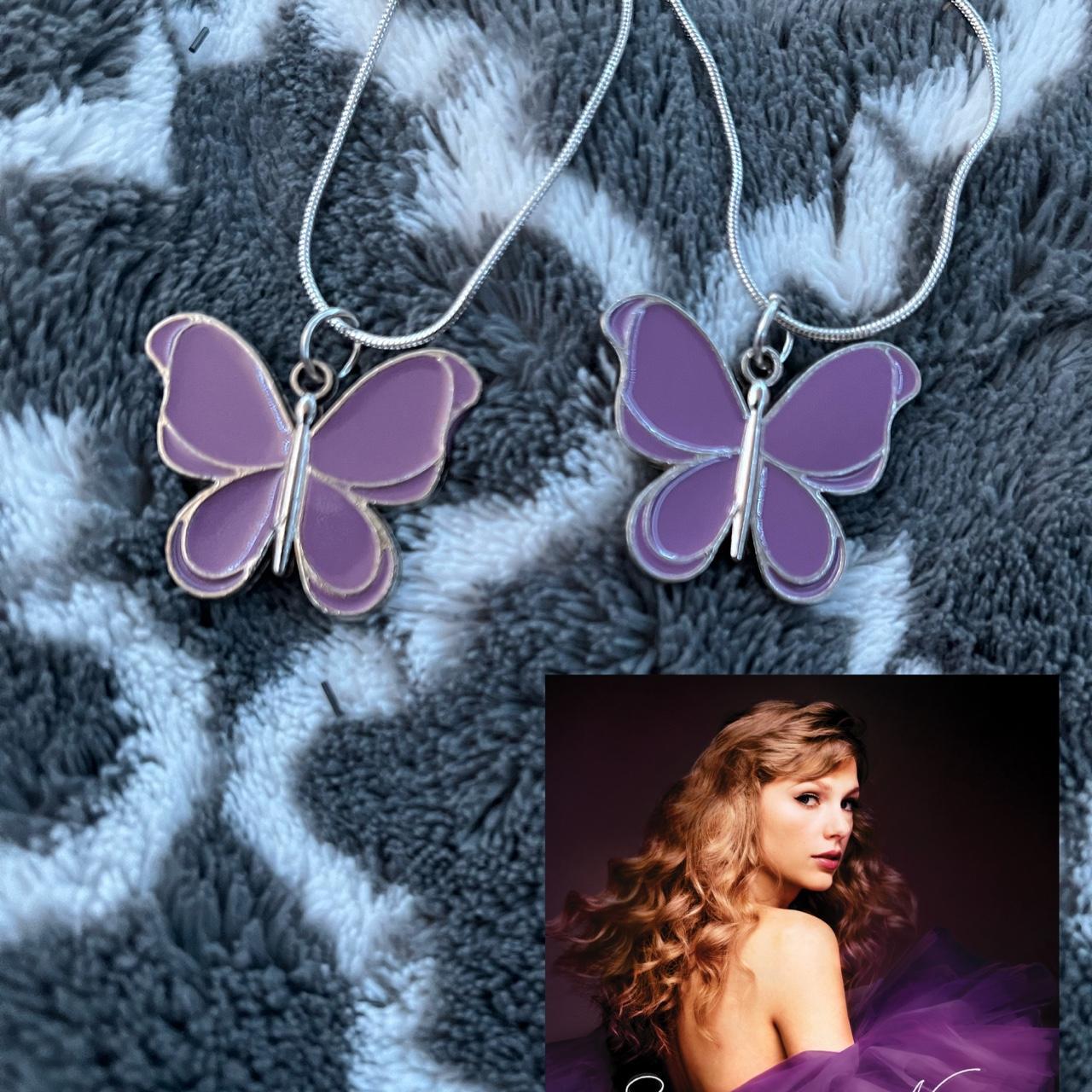 Taylor swift themed butterfly necklaces 6$ a... - Depop