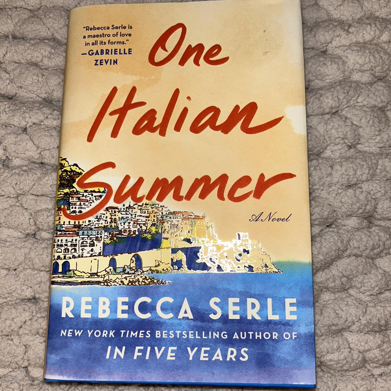 One Italian Summer by Rebecca Serle hardcover book.... - Depop