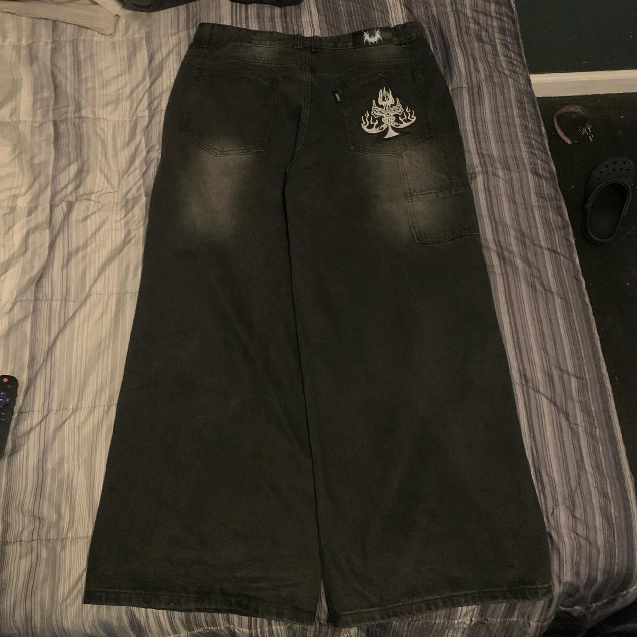 Nickitten size 36 13 leg opening 33 inseam Dm... - Depop