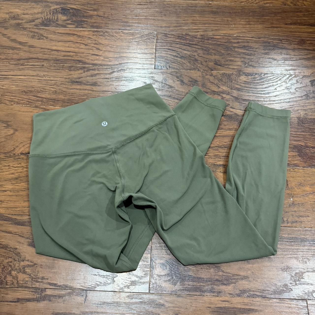 green lululemon align leggings size 6 - Depop