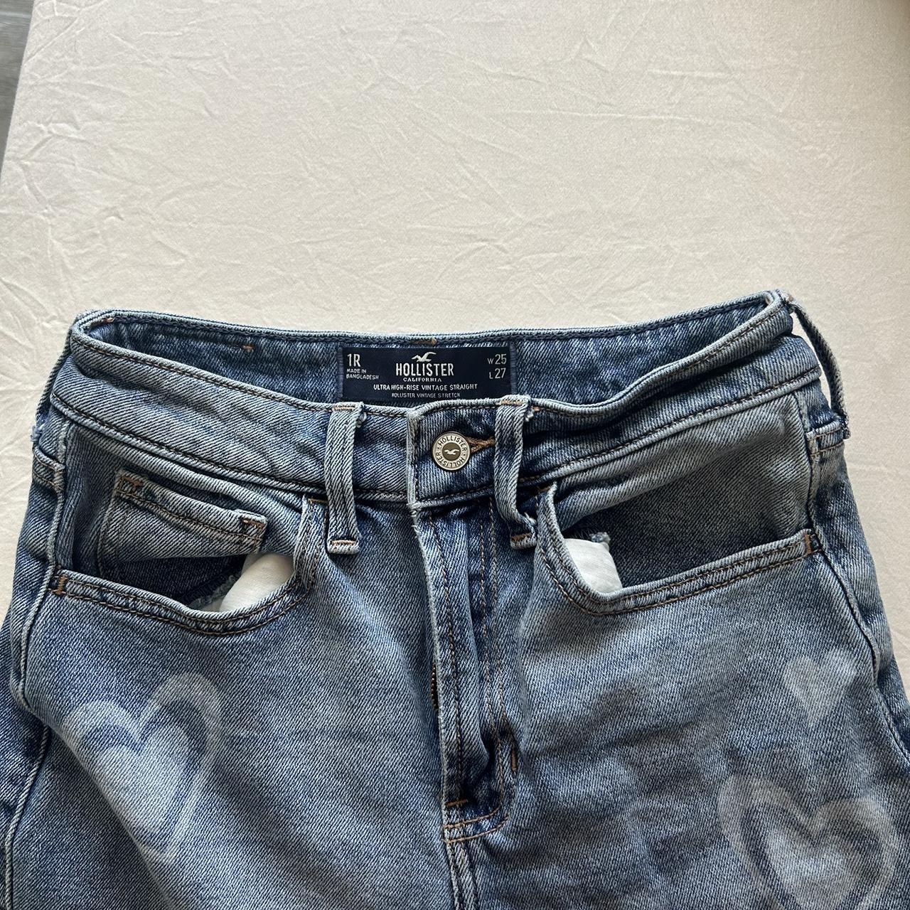Heart shape jeans! Hollister - Depop