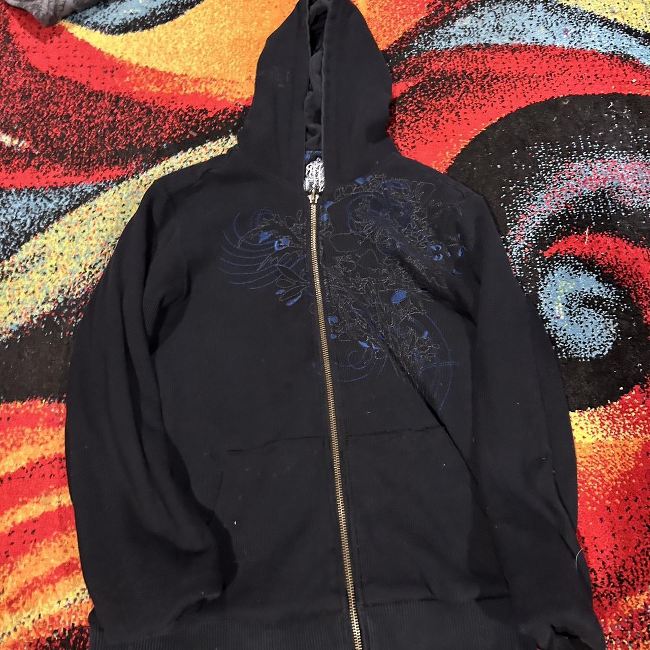 Y2K Archaic Heavyweight Reversible Goth Grunge... - Depop