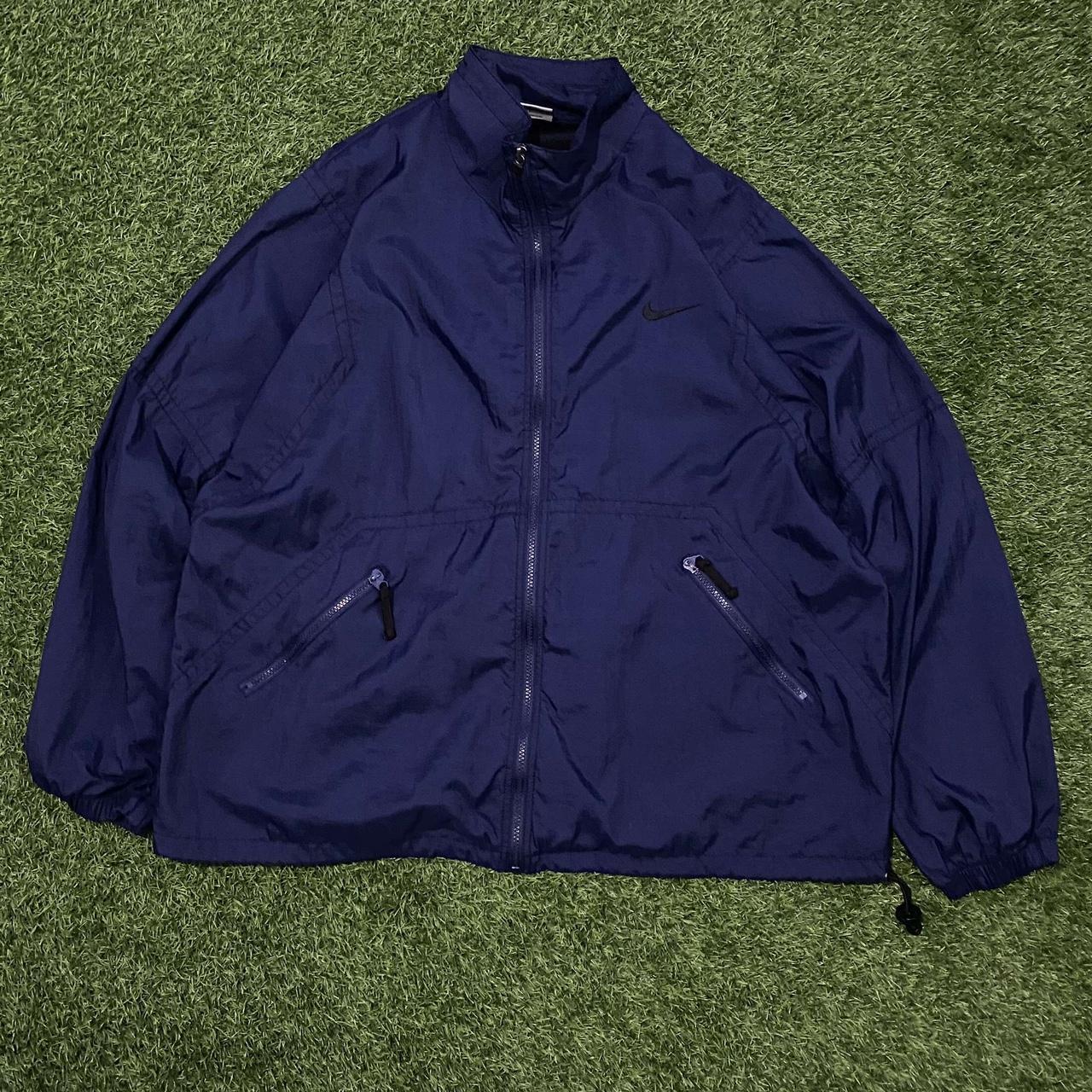 Vintage white tag Nike jacket Measurements 29... - Depop