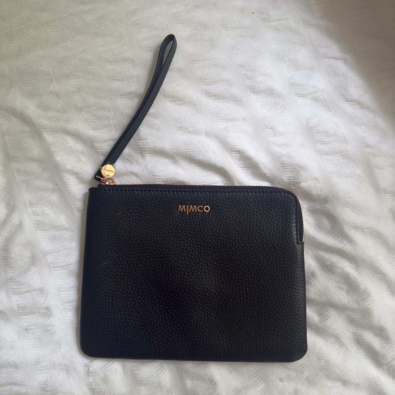 black & rose gold mimco pouch never been used - Depop