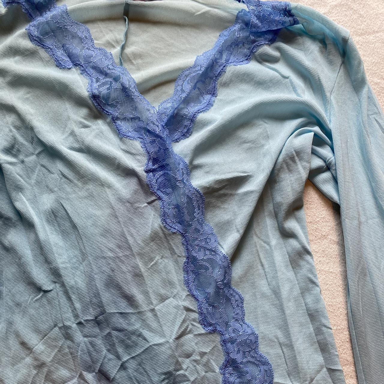 Victoria's Secret Women's Blue Robe | Depop