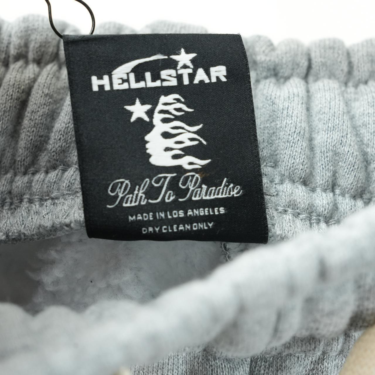 grey hellstar flared sweatpants #hellstar - Depop