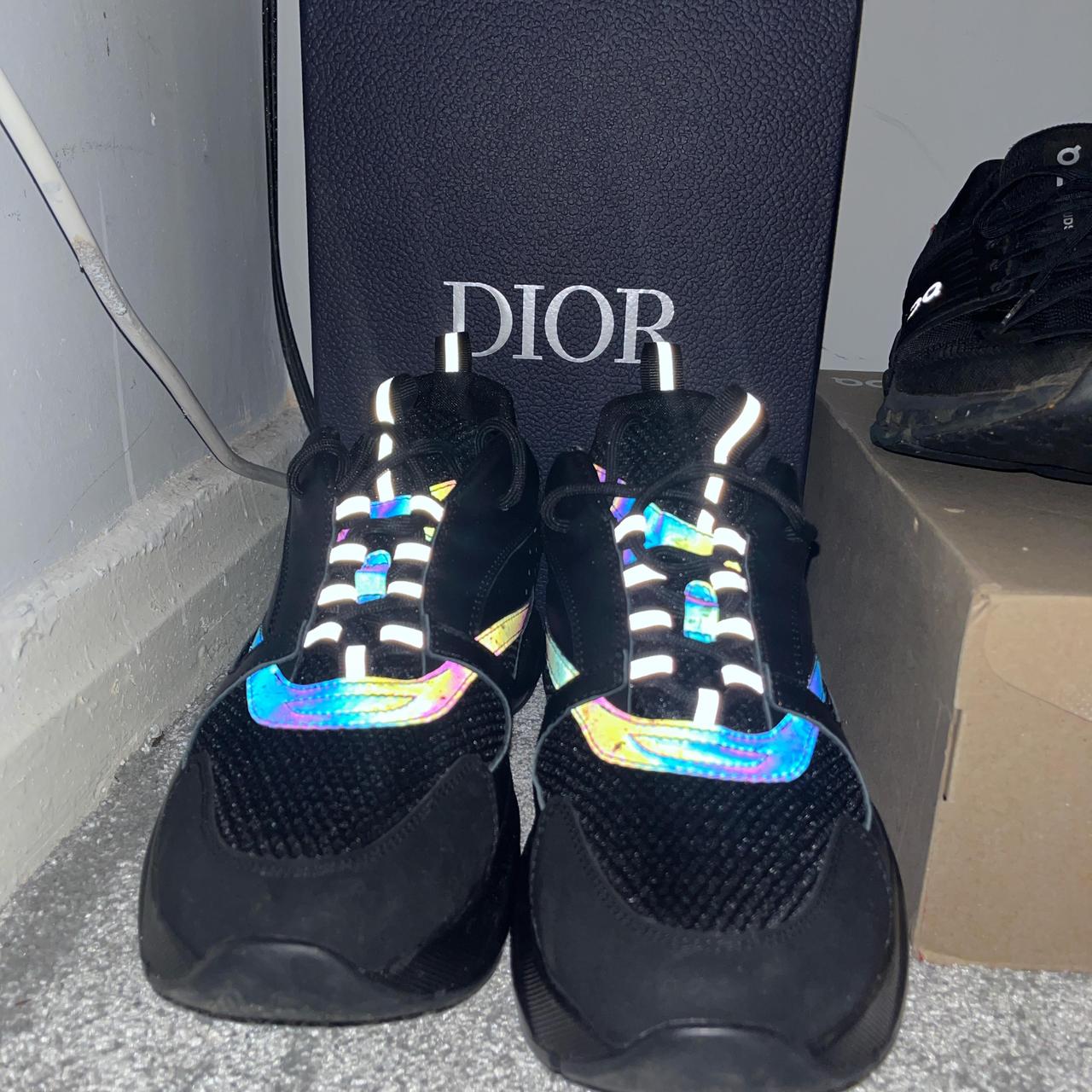 Dior b22 reflective Perfect condition Open to... - Depop