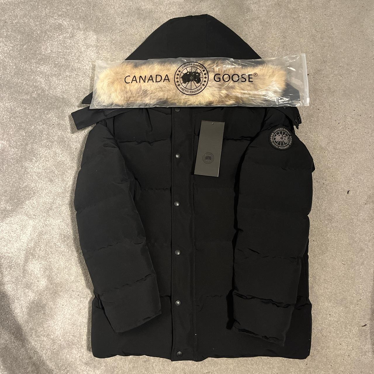 Canada Goose Wyndham Parka Heritage Black Badge... | Depop