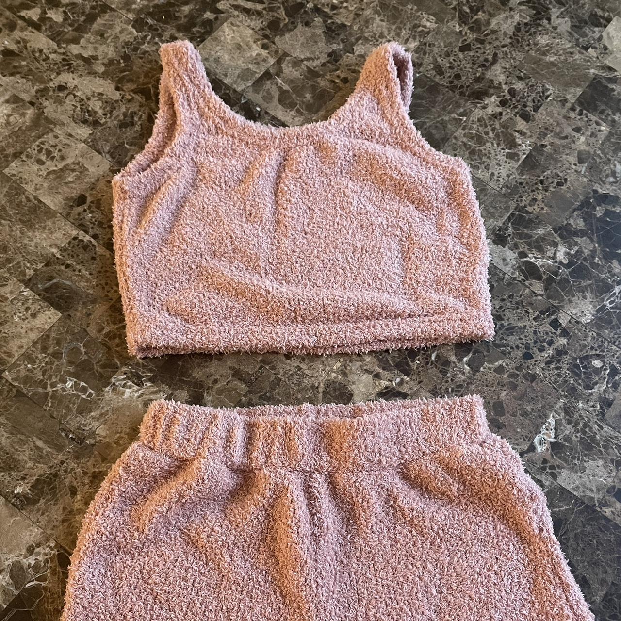 😋Shein Xs soft pink matching pj set😋 - Depop