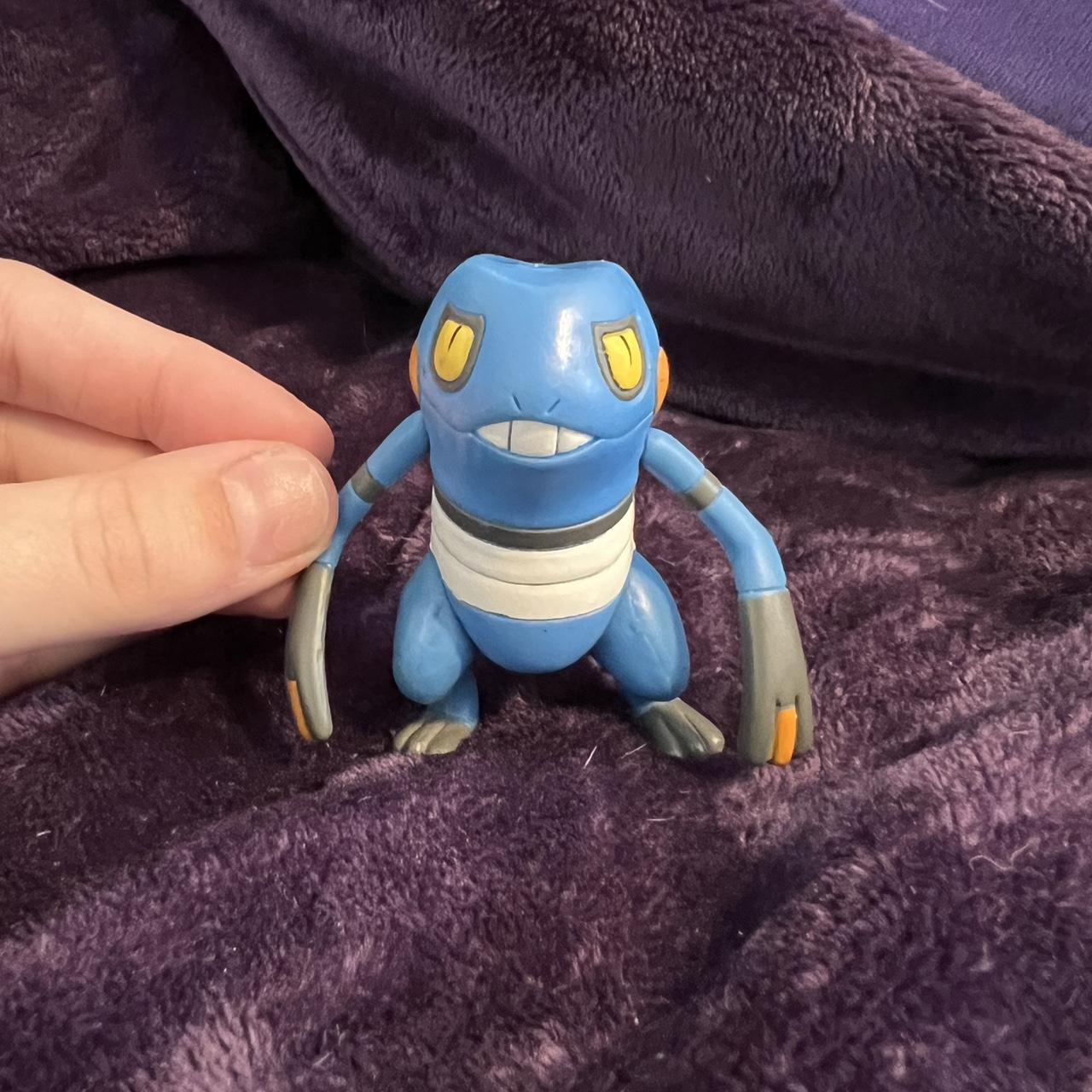 Croagunk Pokémon action figure from jakks pacific... - Depop
