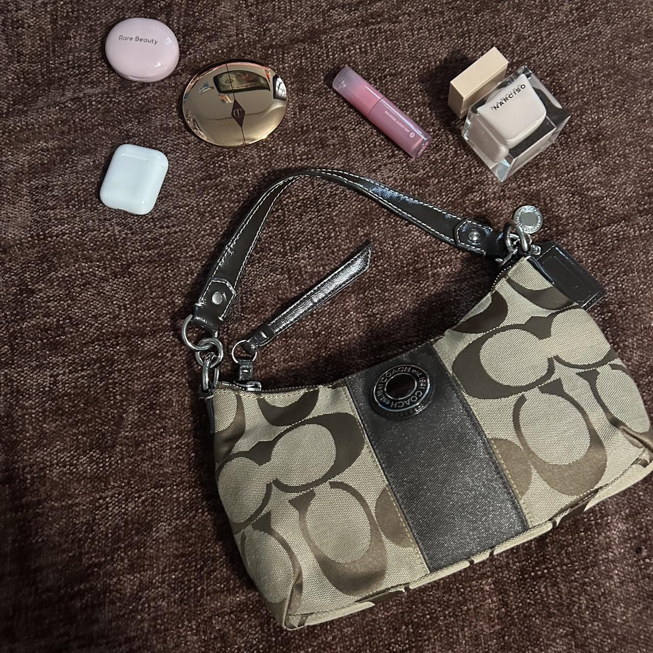 Brown coach shoulder bag Measurements - 11x6 inches... - Depop