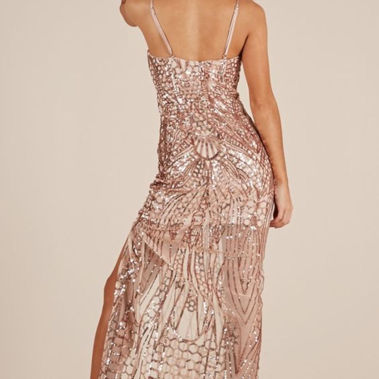 SHOWPO sequin dress size 12. Brand new with tags... - Depop