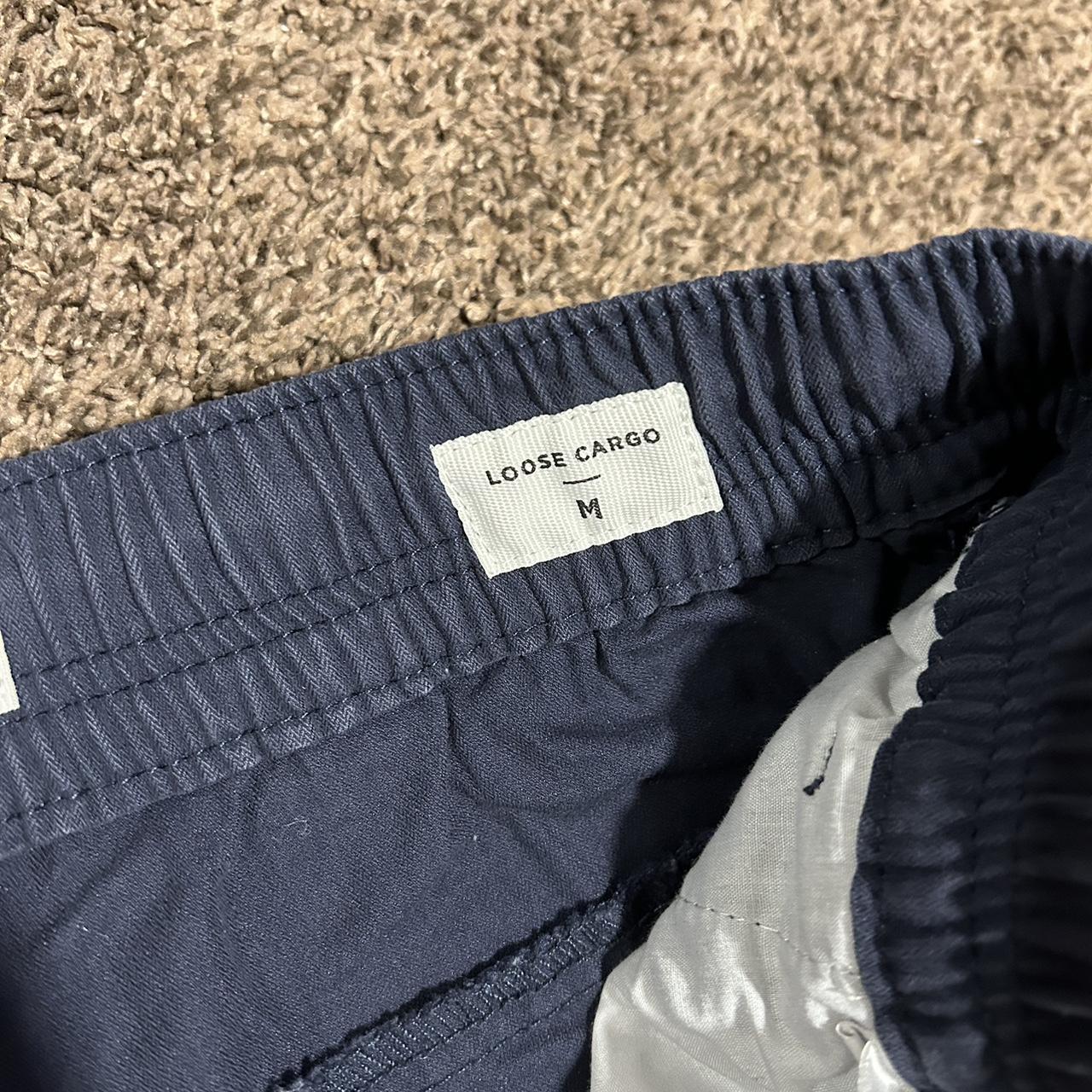 Pacsun Navy blue cargo pants with drawstring #pacsun... - Depop