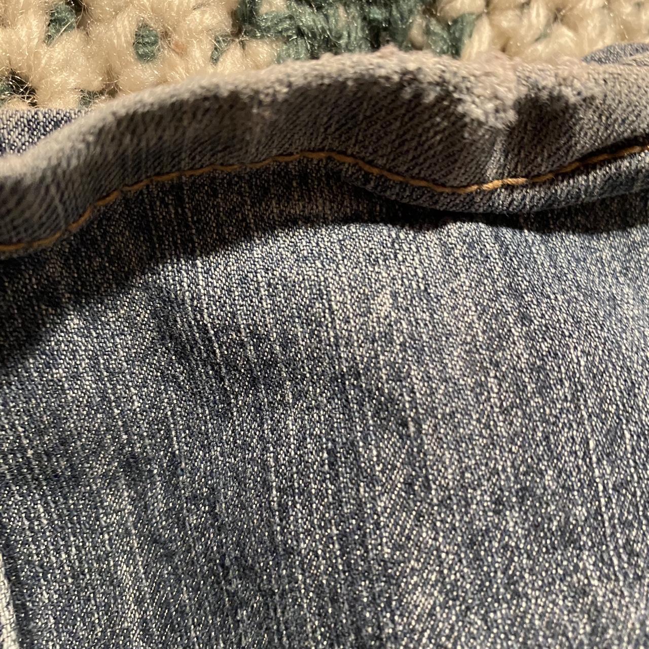 STRAIGHT JEANS! small scrapes on the bottoms 💫💫... - Depop