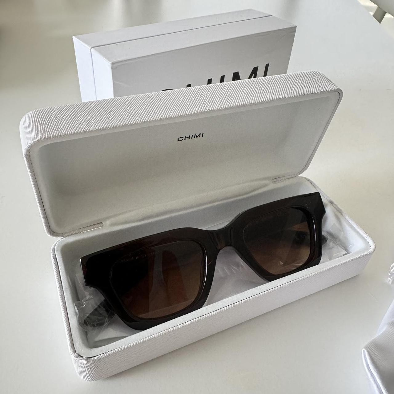 Chimi eyewear sunglasses style 11 in Brown Brand... - Depop