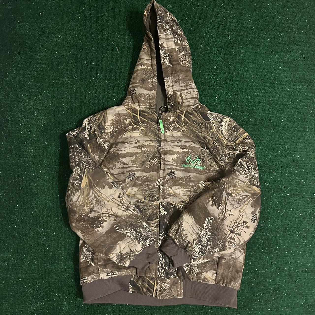 Real tree camp jacket in perfect condition size... - Depop