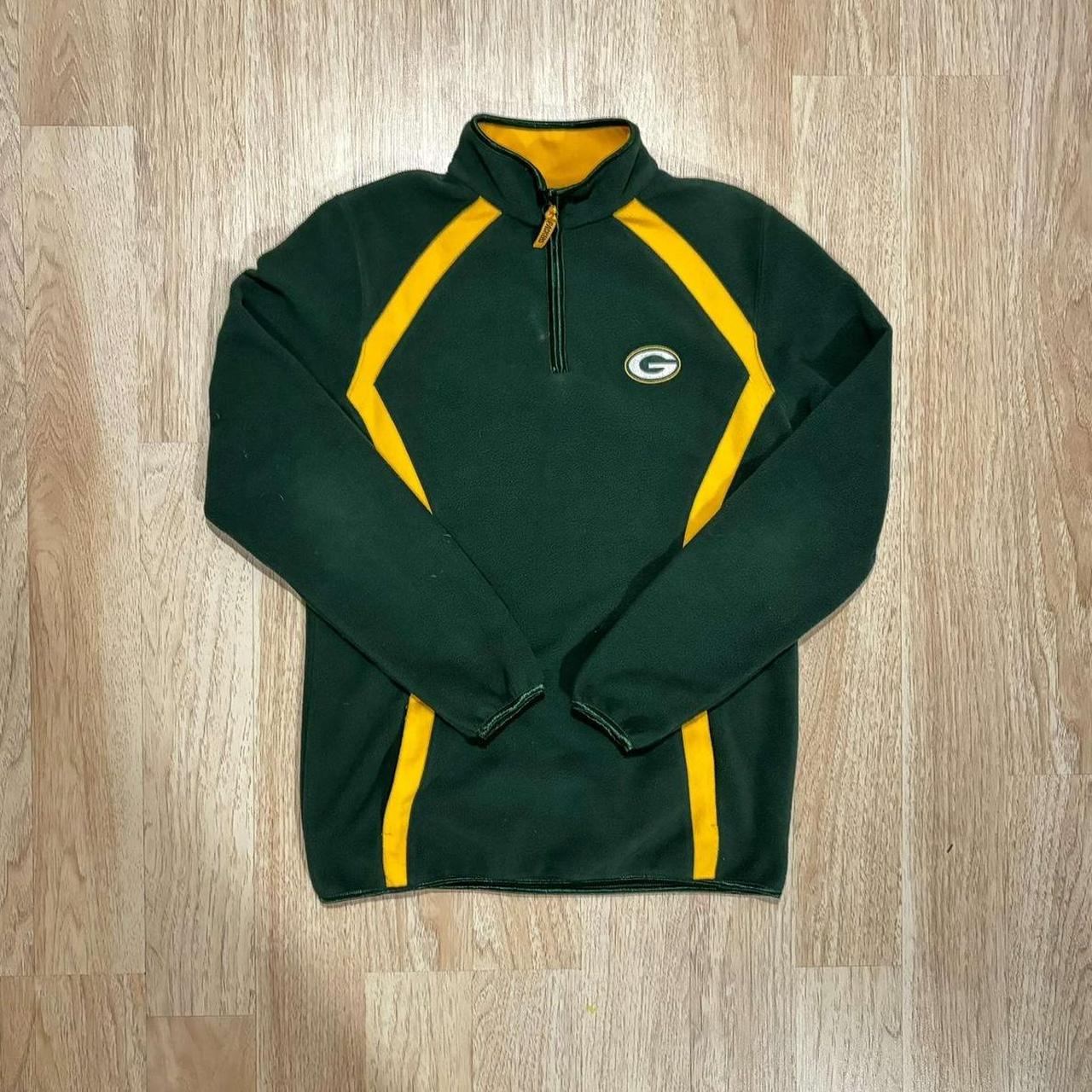 Women's Green and Yellow NFL Team Apparel Green Bay... - Depop