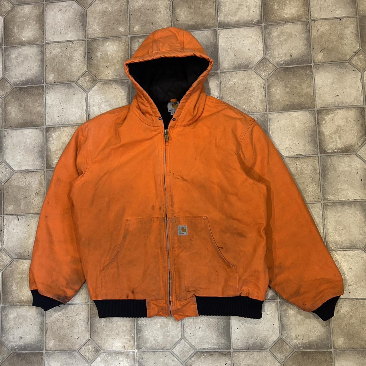 Carhartt j140 Made in USA 🧡rare orange color🧡SEND... | Depop