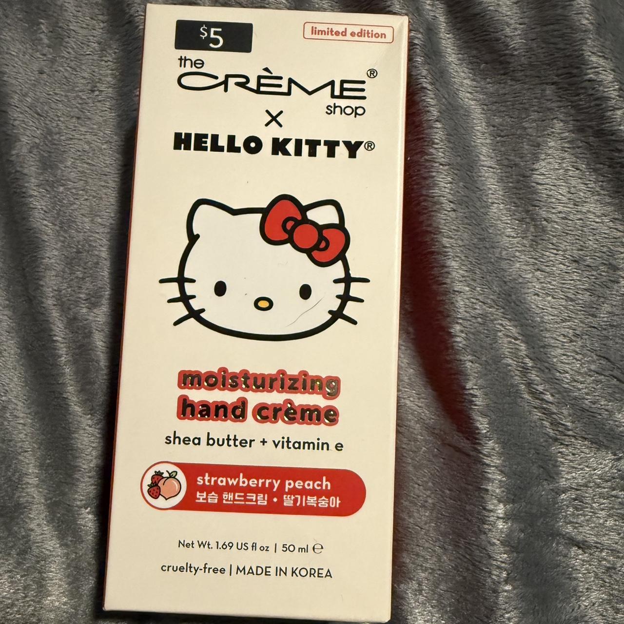 Hello Kitty hand cream with strawberry peach scent... | Depop
