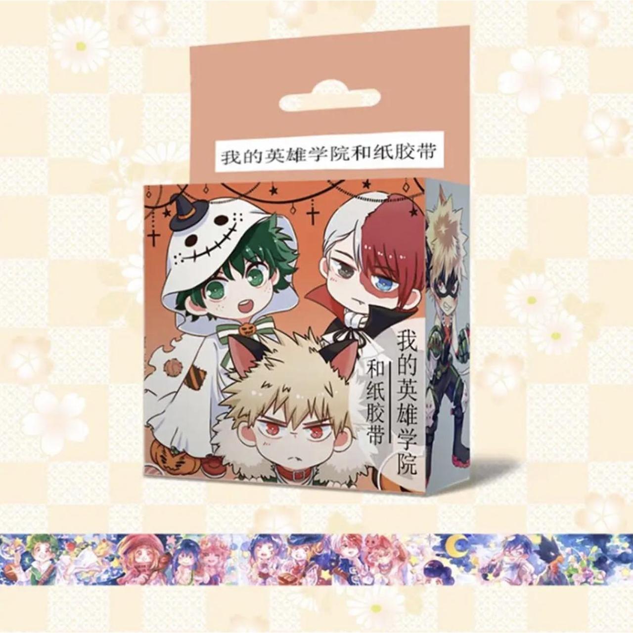 1.5cm*5m My Hero Academia Washi Tape Adhesive Tape... - Depop