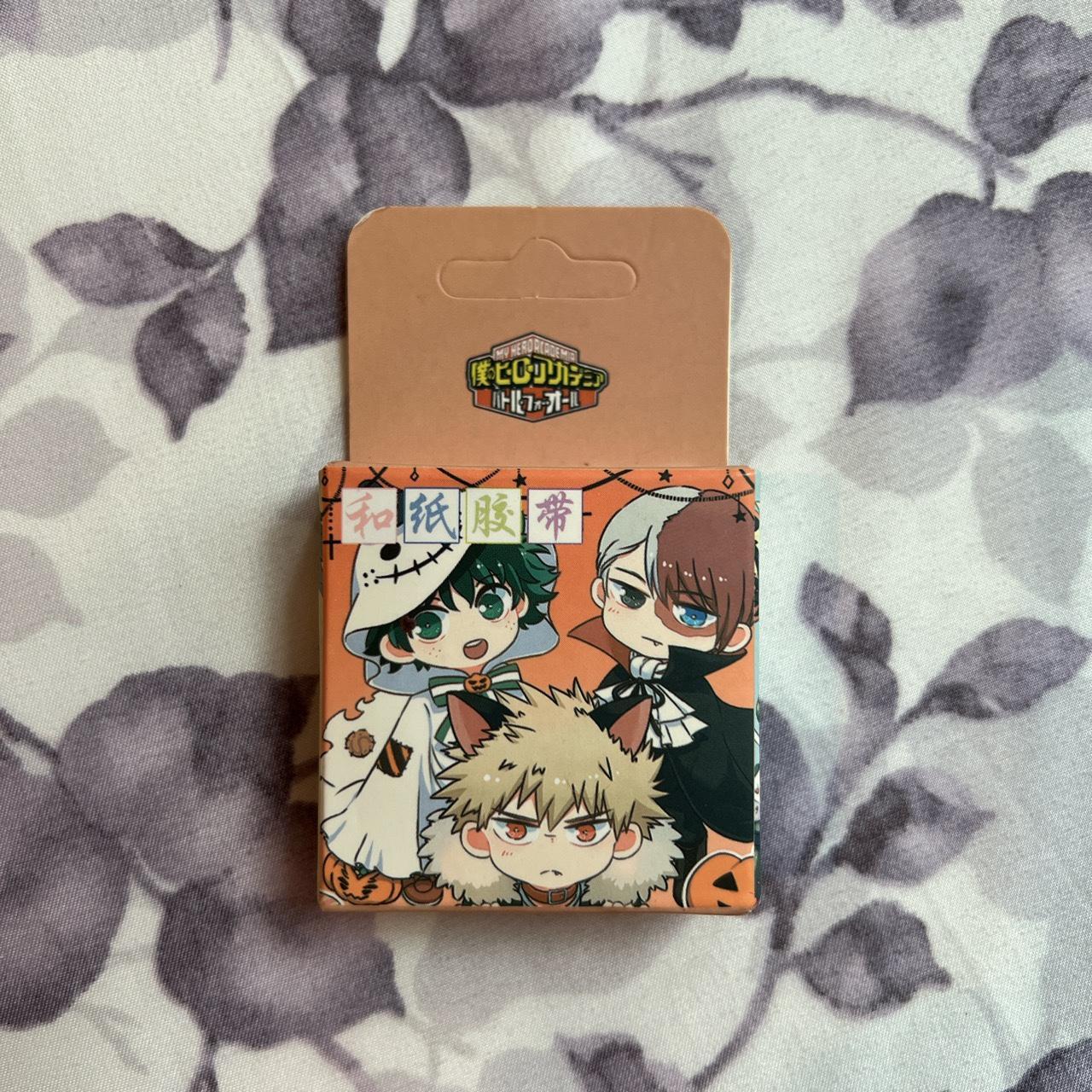 1.5cm*5m My Hero Academia Washi Tape Adhesive Tape... - Depop