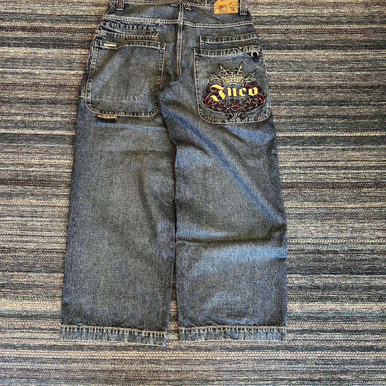 jnco royals 34x30 brand new condition quad... - Depop