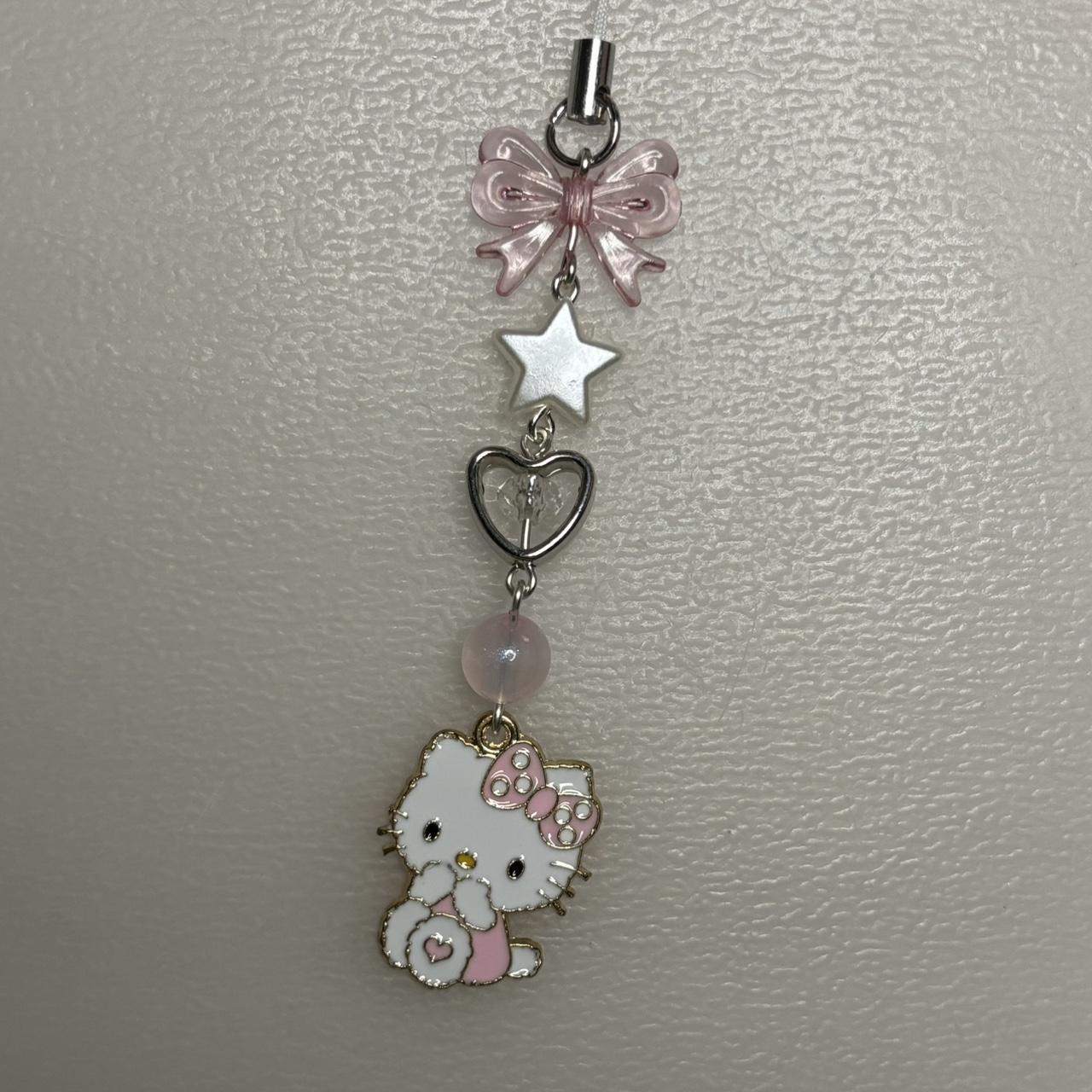 Handmade Hello Kitty phone charm #handmade... - Depop