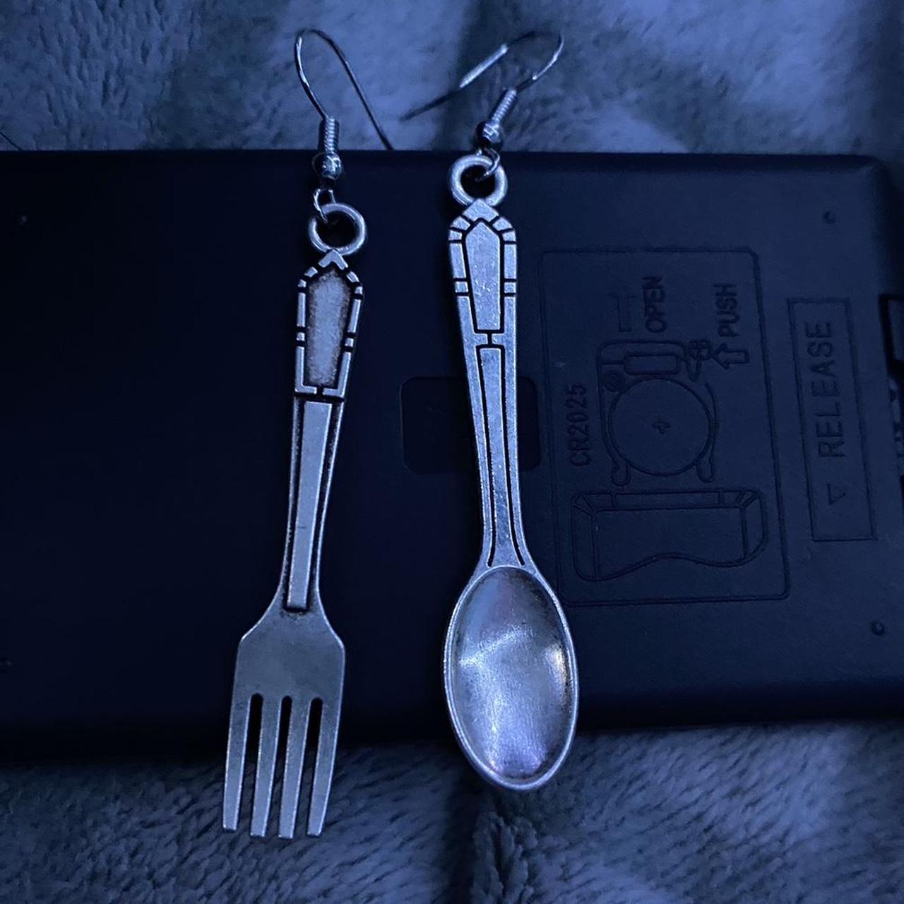 Spoon and fork earrings - Depop