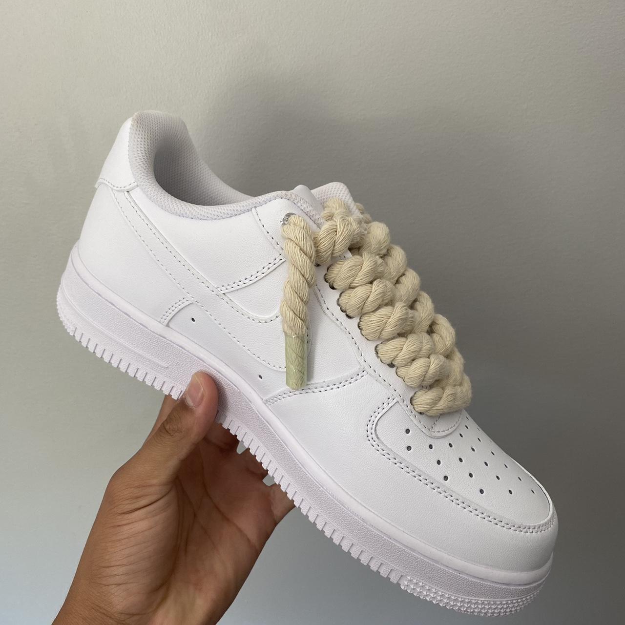 Nike Airforce Rope lace Size: US 10M, 11.5 Women... - Depop