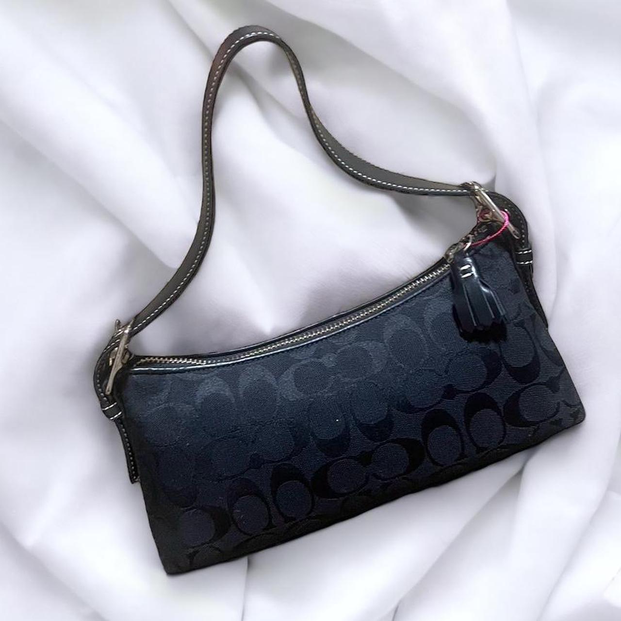 00s Coach Vintage Signature Sufflette Cloth... - Depop