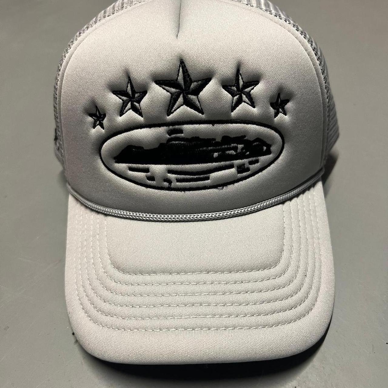 Grey and black Cortez trucker hat #skater #hat #Cortez | Depop