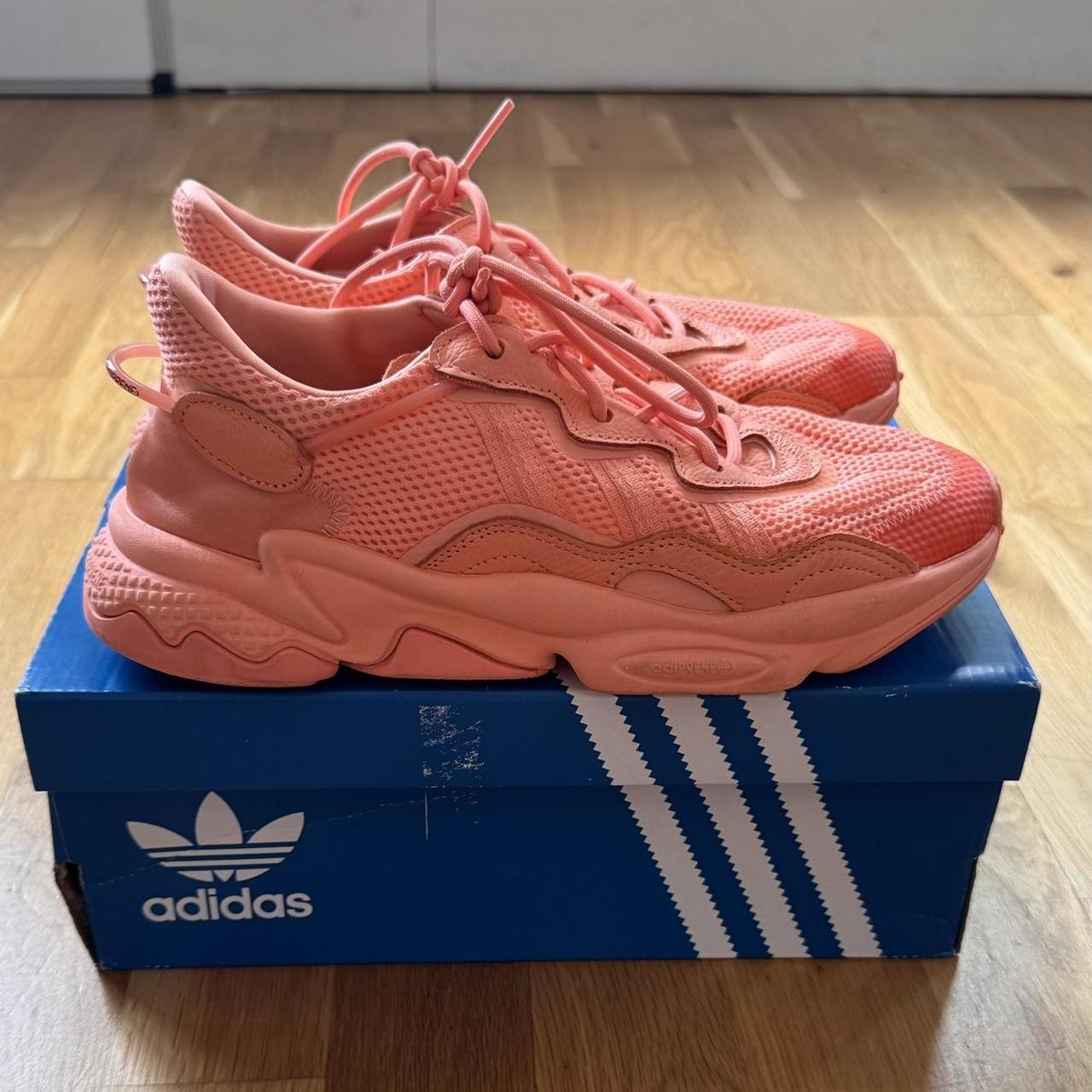 Adidas pink Ozweego trainers - comfortable and... - Depop