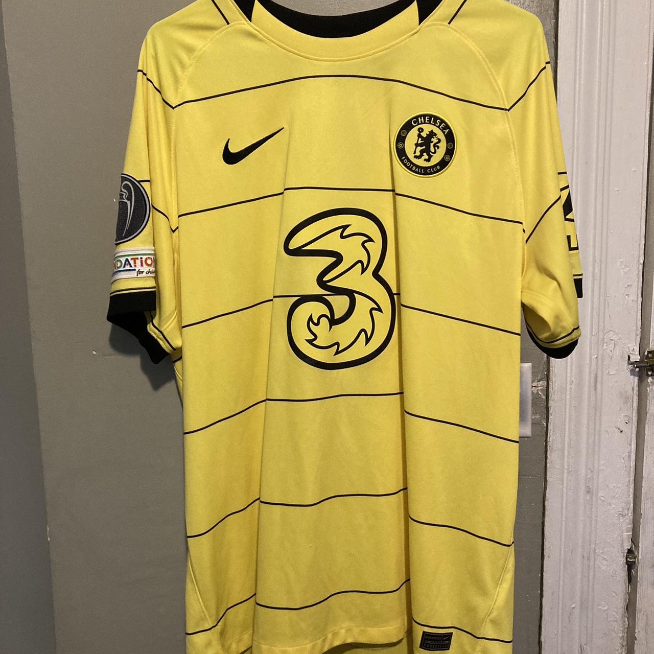 Nike Chelsea FC 2021/22 Football Soccer Away Jersey... - Depop