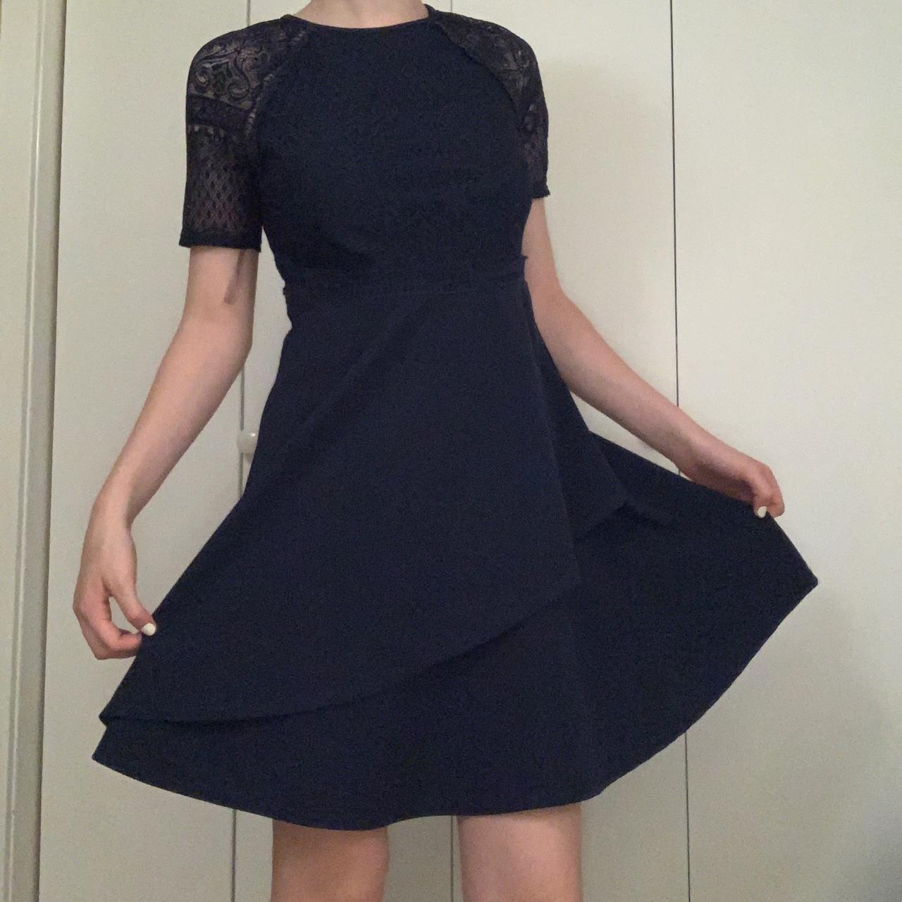 Navy blue fancy dress I have gotten lots of... - Depop