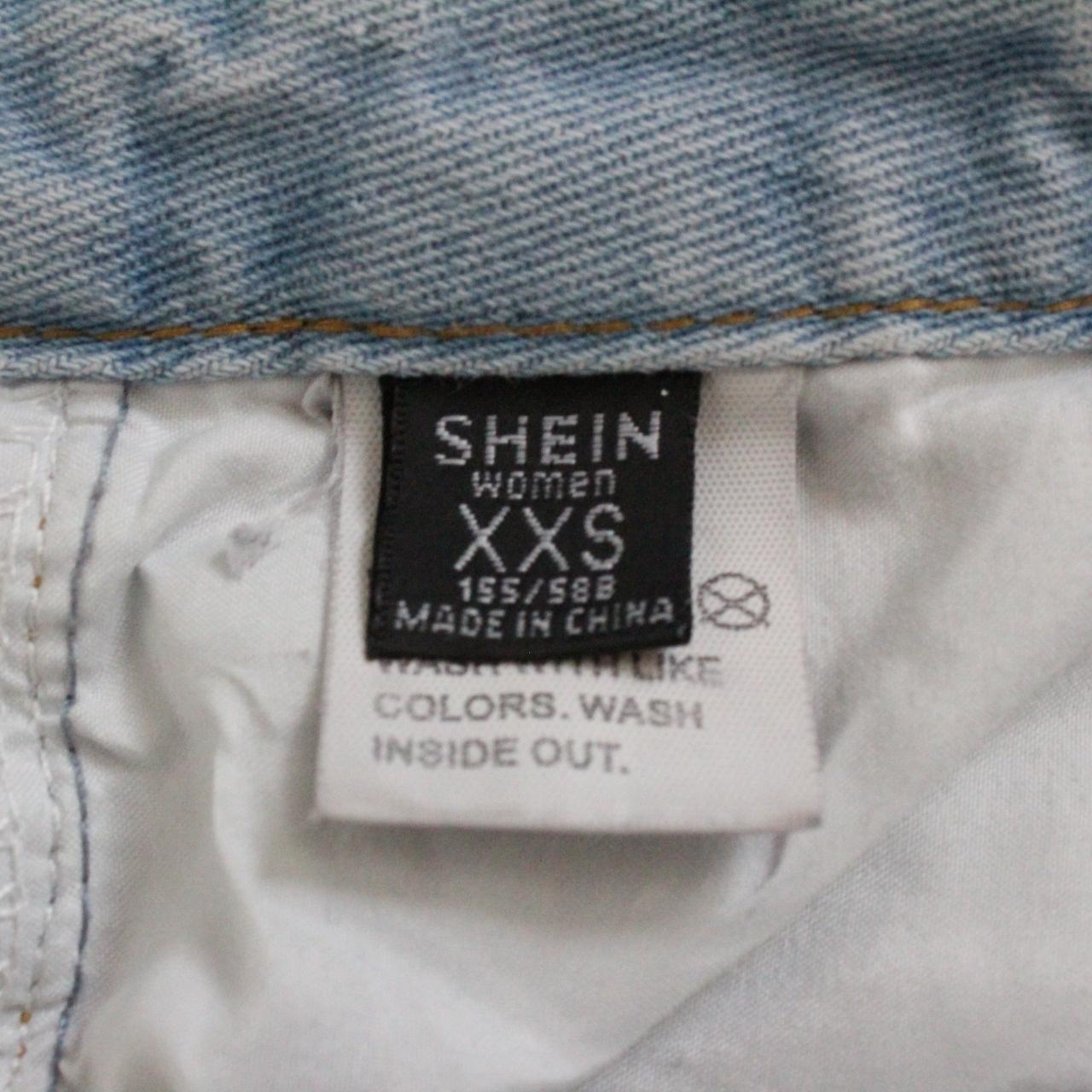 SHEIN high waist wide leg light washed denim jeans - Depop