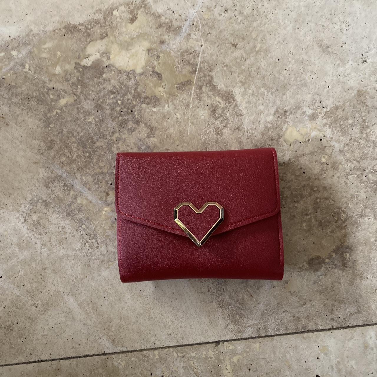 Red Wallet Restocked! Red Wallet. Perfect size to... - Depop