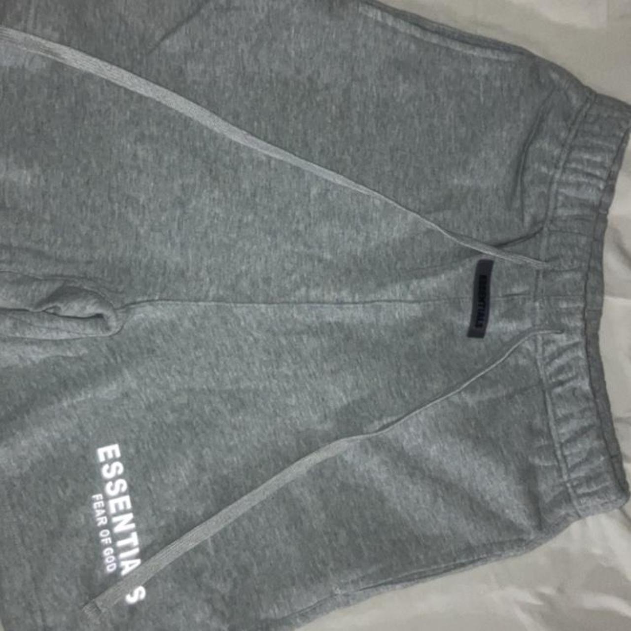 Boring ahh grey essentials sweats i will accept... - Depop