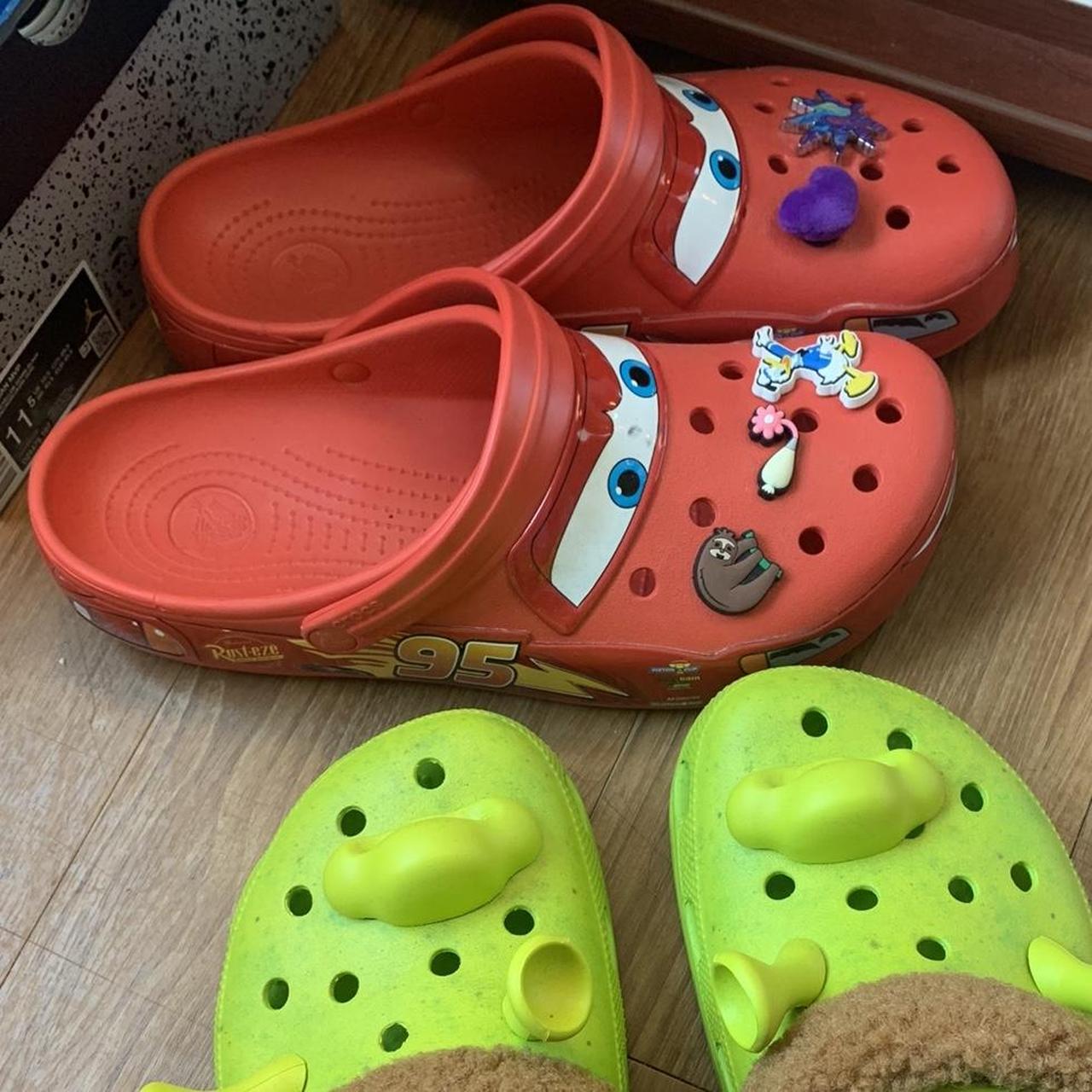 Lightning McQueen croc’s Nothing less than 85 -... | Depop