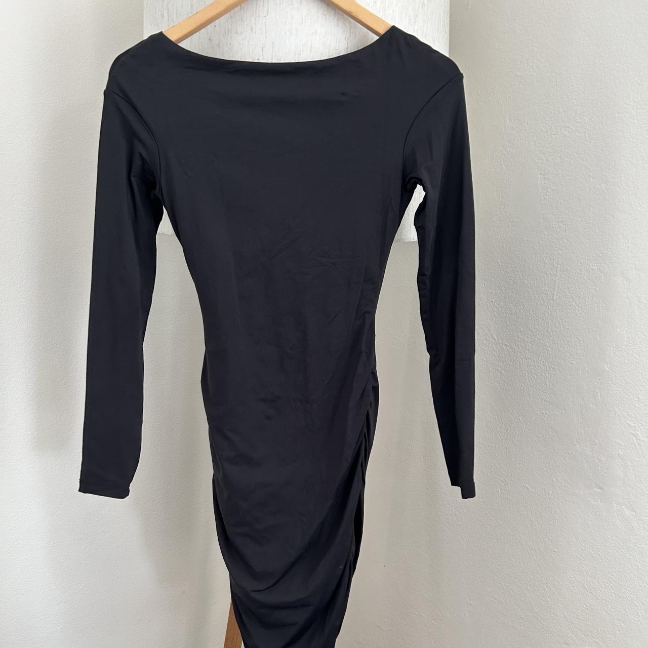 Kookai long sleeve black bodycon dress size 1 - Depop