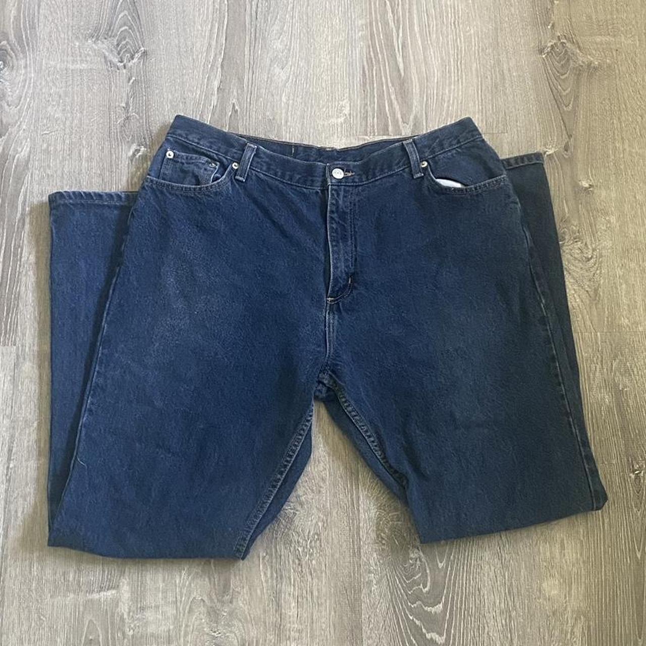 Faded Glory dark wash denim jeans Tagged 18 Tall,... - Depop