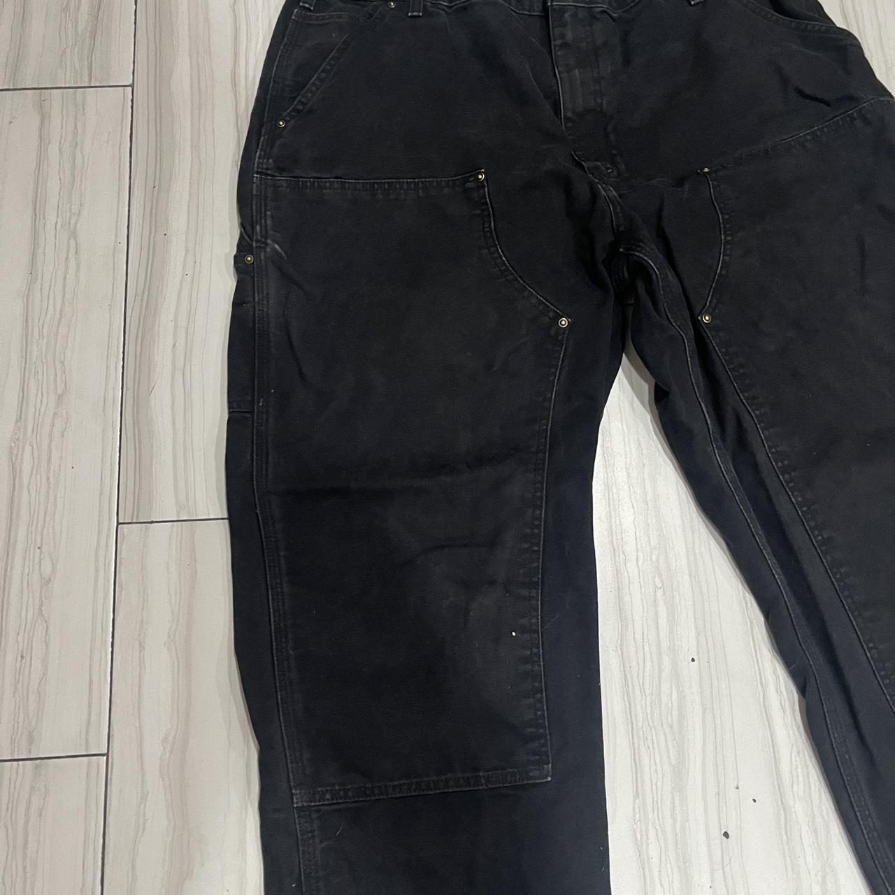Black Carhartt carpenter pants #workwear black,... | Depop