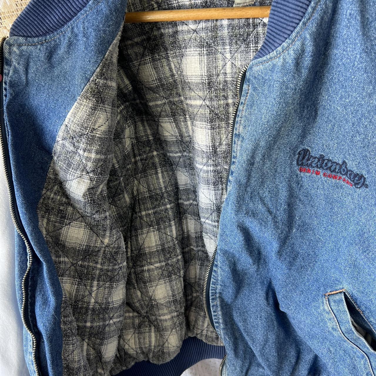 Vintage 1990 union bay denim bomber jacket - Depop
