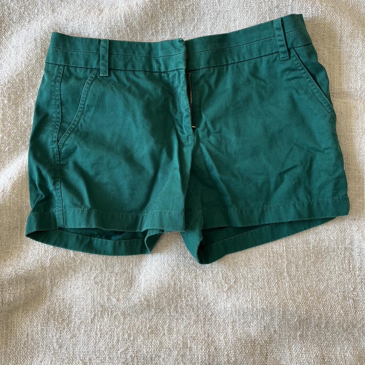 J Crew 4” Chino Shorts Colour Spicy Jade Size Uk Depop