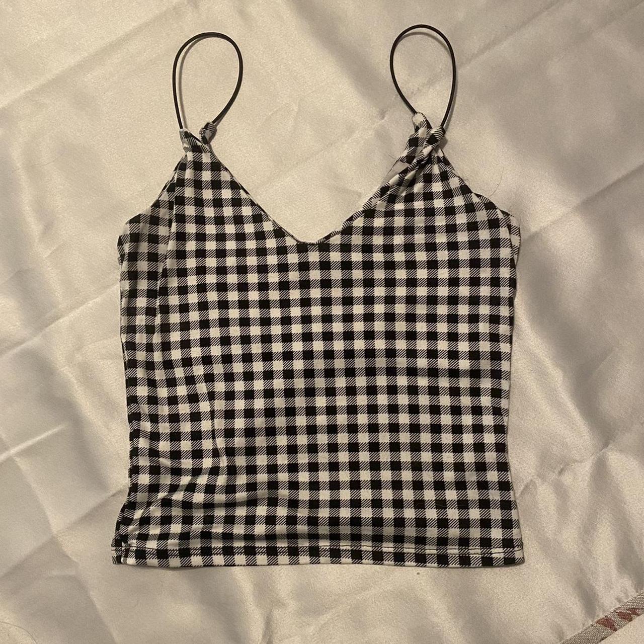 ♟️ GAZE CHECKERED TANK TOP ♟️ absolutely love this... - Depop