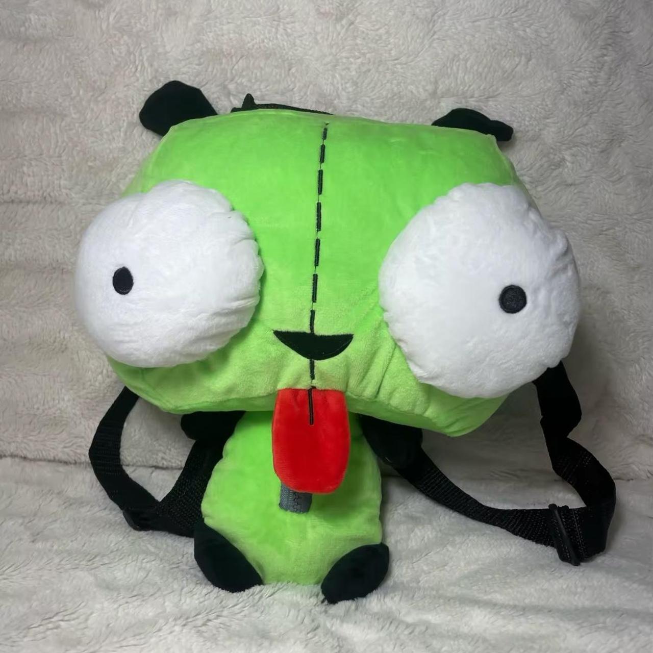 Green and black Gir backpack #InvaderZim #gir... | Depop