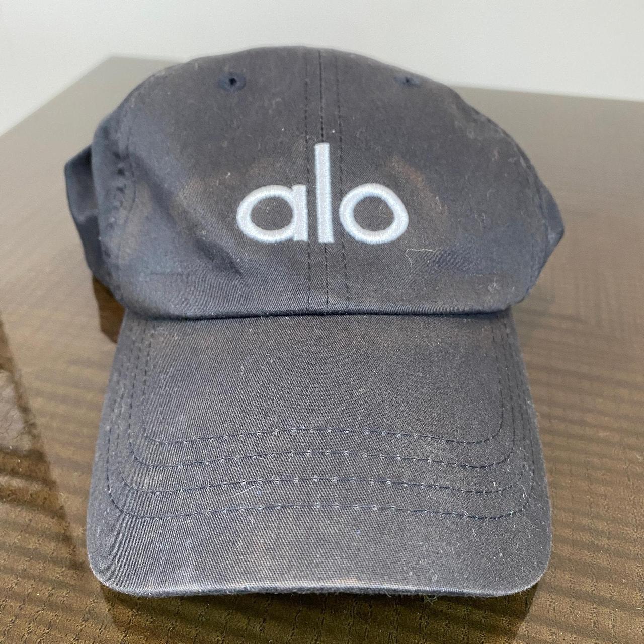 Alo Yoga Off Duty Embroidered Baseball Cap... - Depop