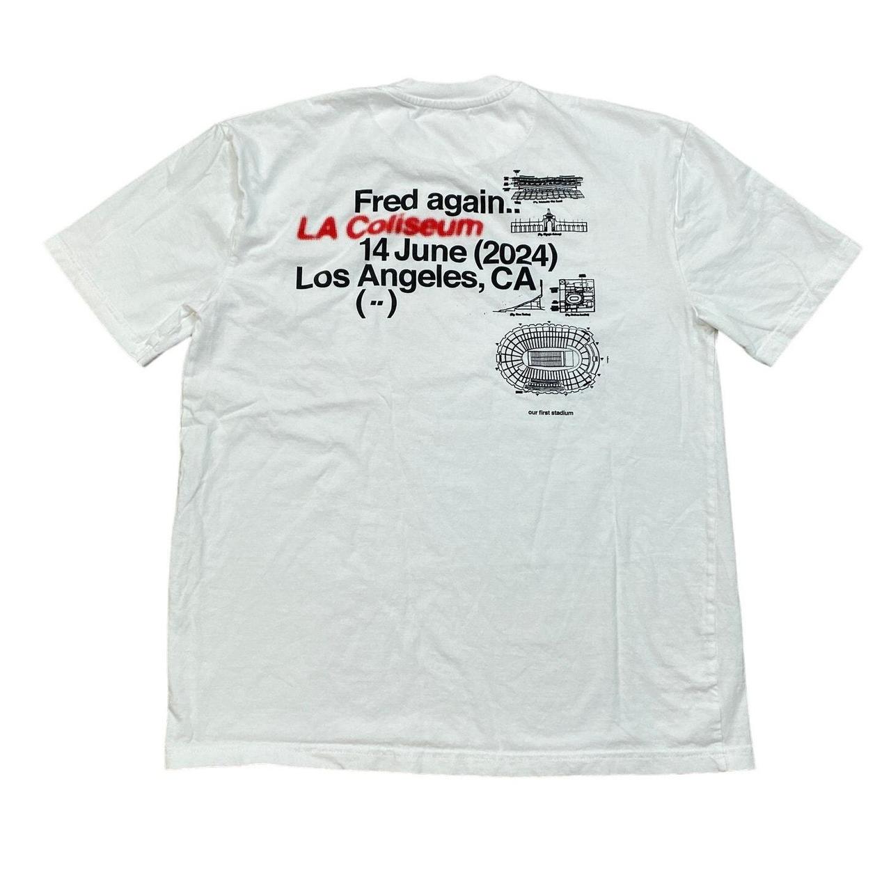 Fred Again...LA Coliseum Event Tee June 14 2024... - Depop