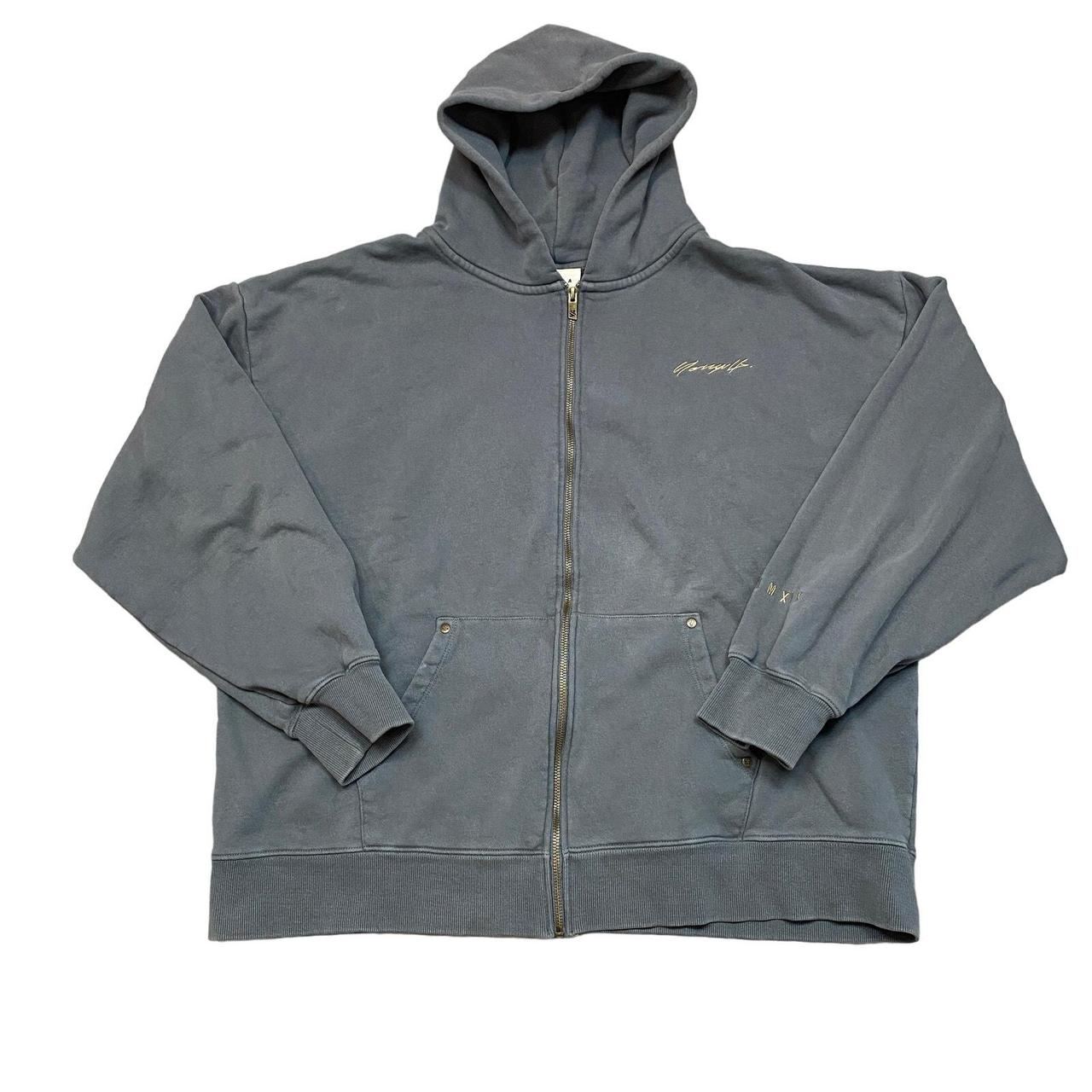 YoungLa 546 Script Logo Full Zip Hoodie MMXIV Men's... - Depop